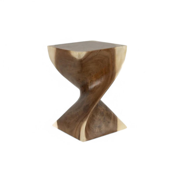 Kim Timber Twisted Stool – StyleUp Living